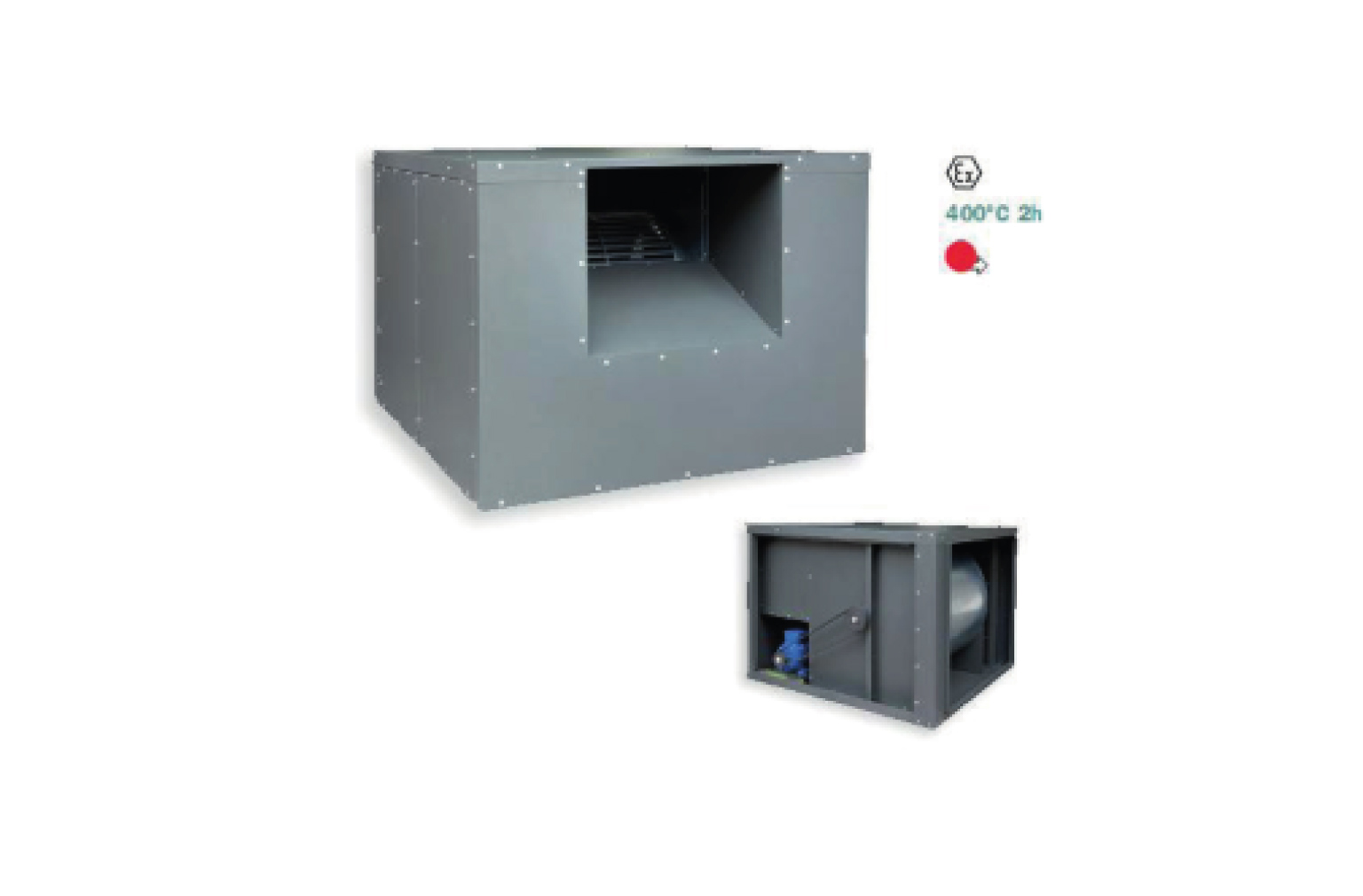 CAISSONS DE DÉSENFUMAGE 400°-2H - Majdi Clim